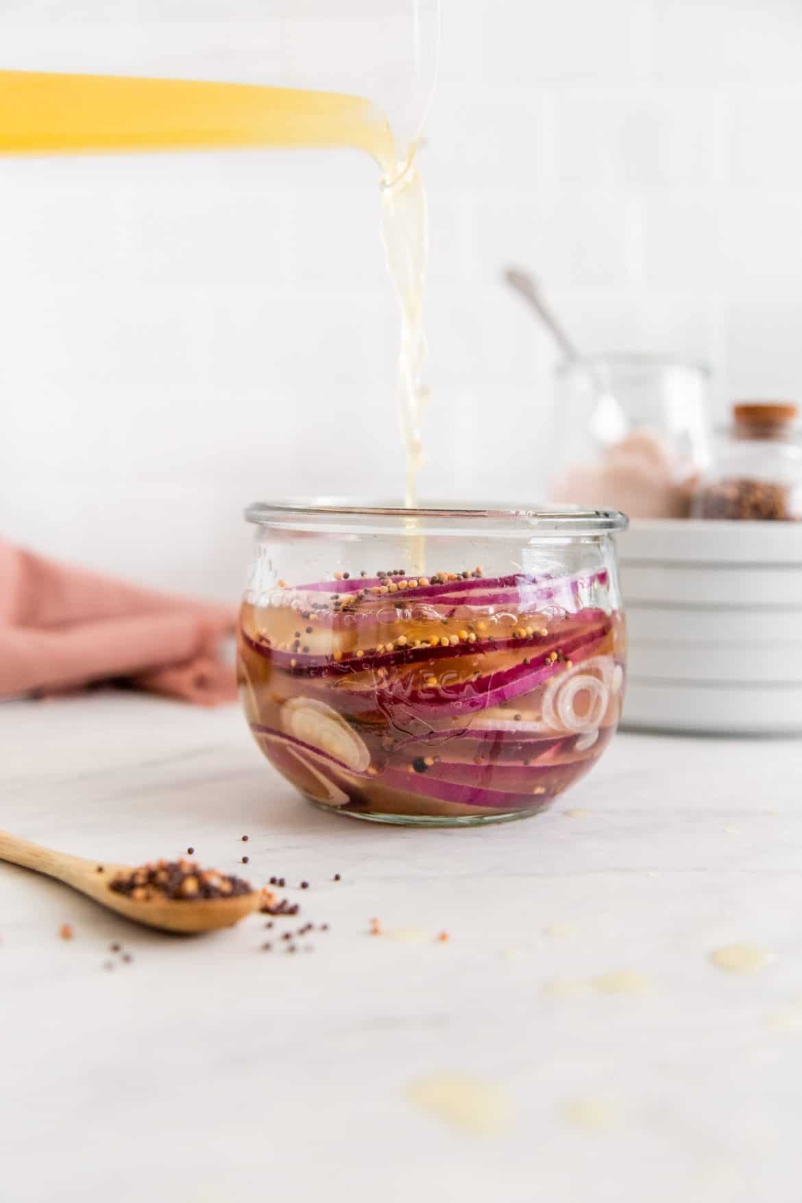 Fermented Quick Pickled Red Onions • Cultured Guru