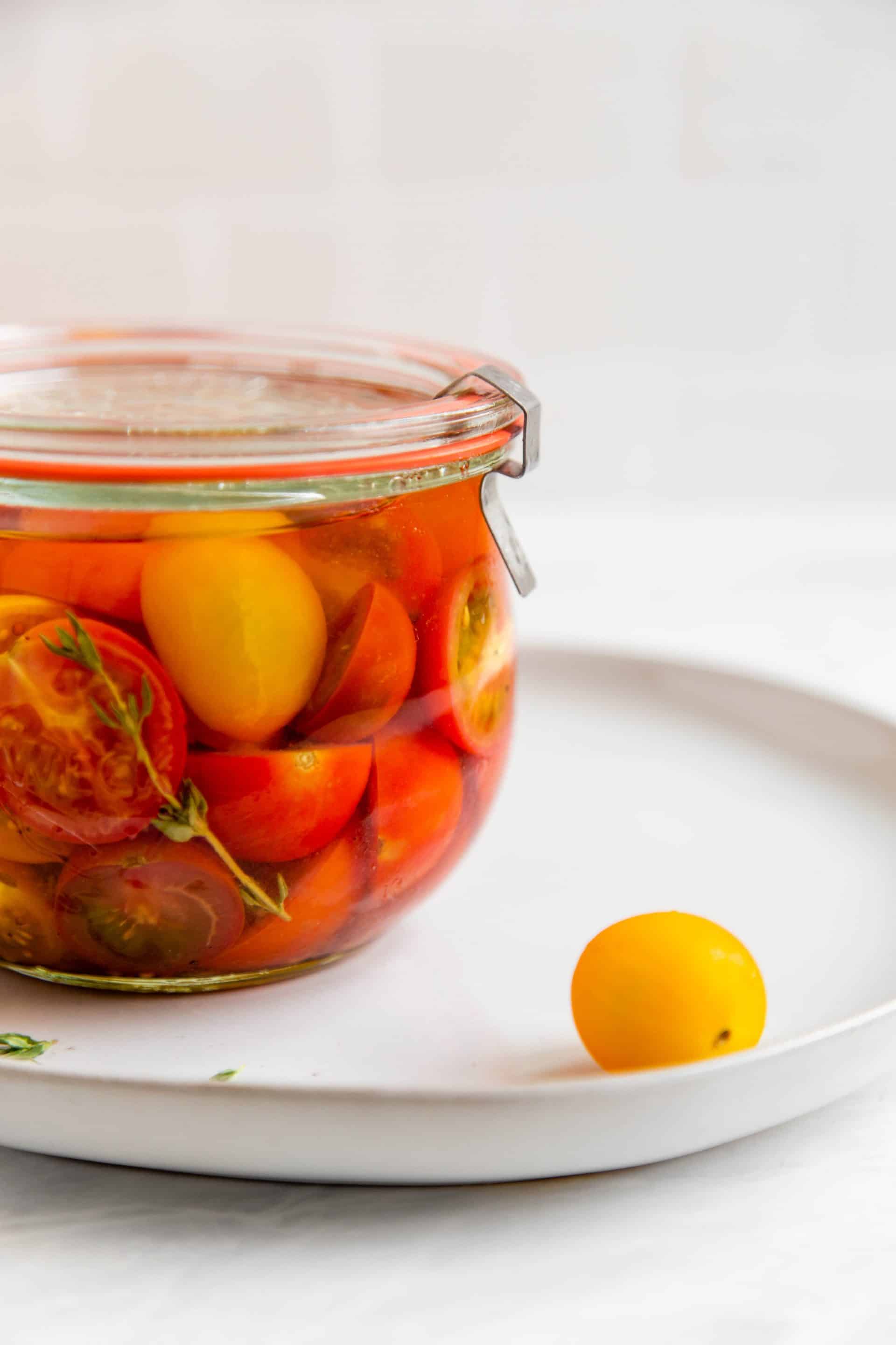 How to Make Fermented Cherry Tomatoes • Cultured Guru