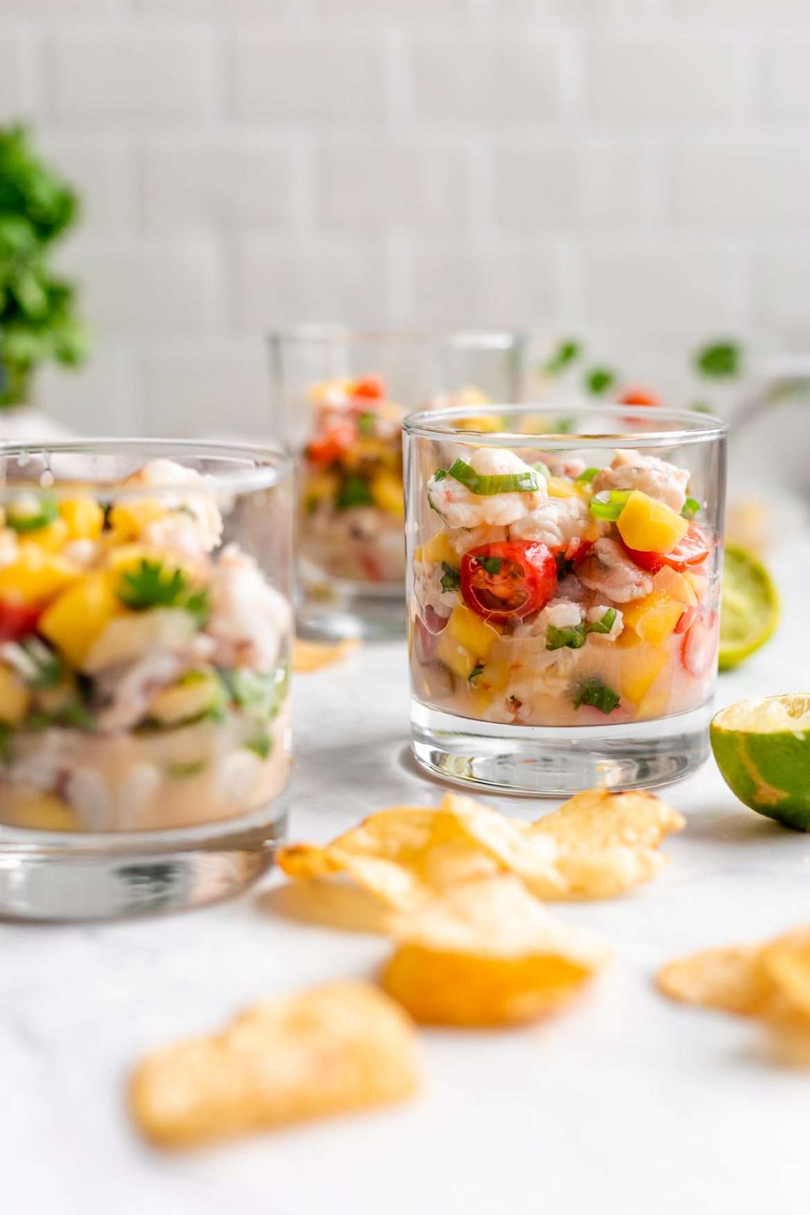 Mango Shrimp Ceviche with Fermented Lemon • Cultured Guru