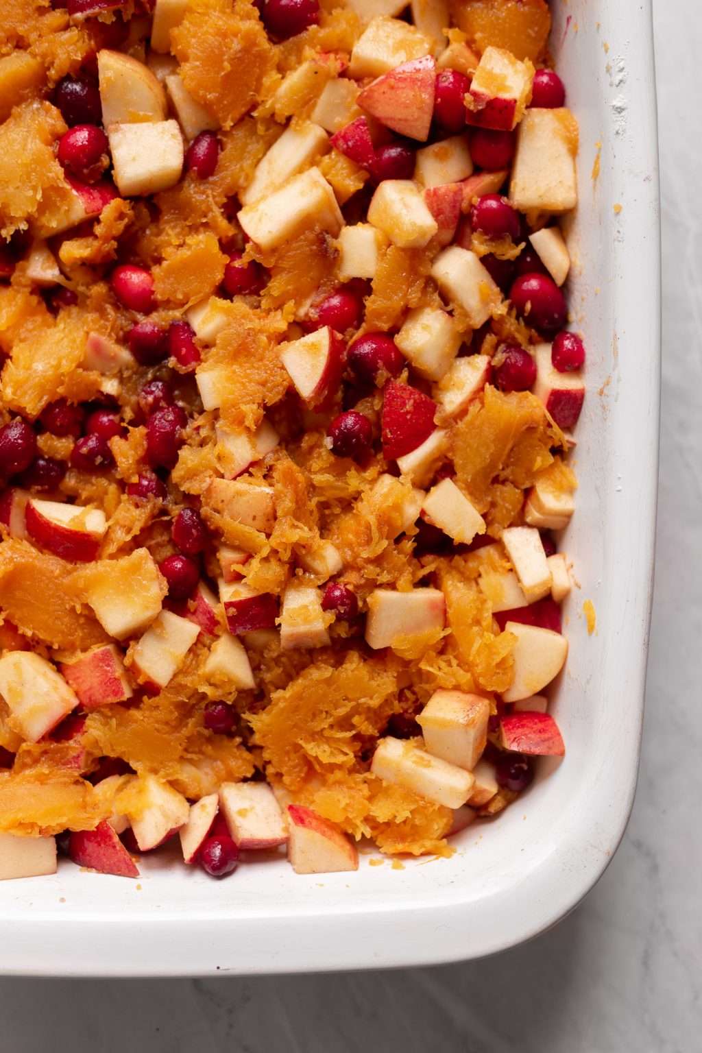 Sourdough Apple Pumpkin Cobbler with Cranberries