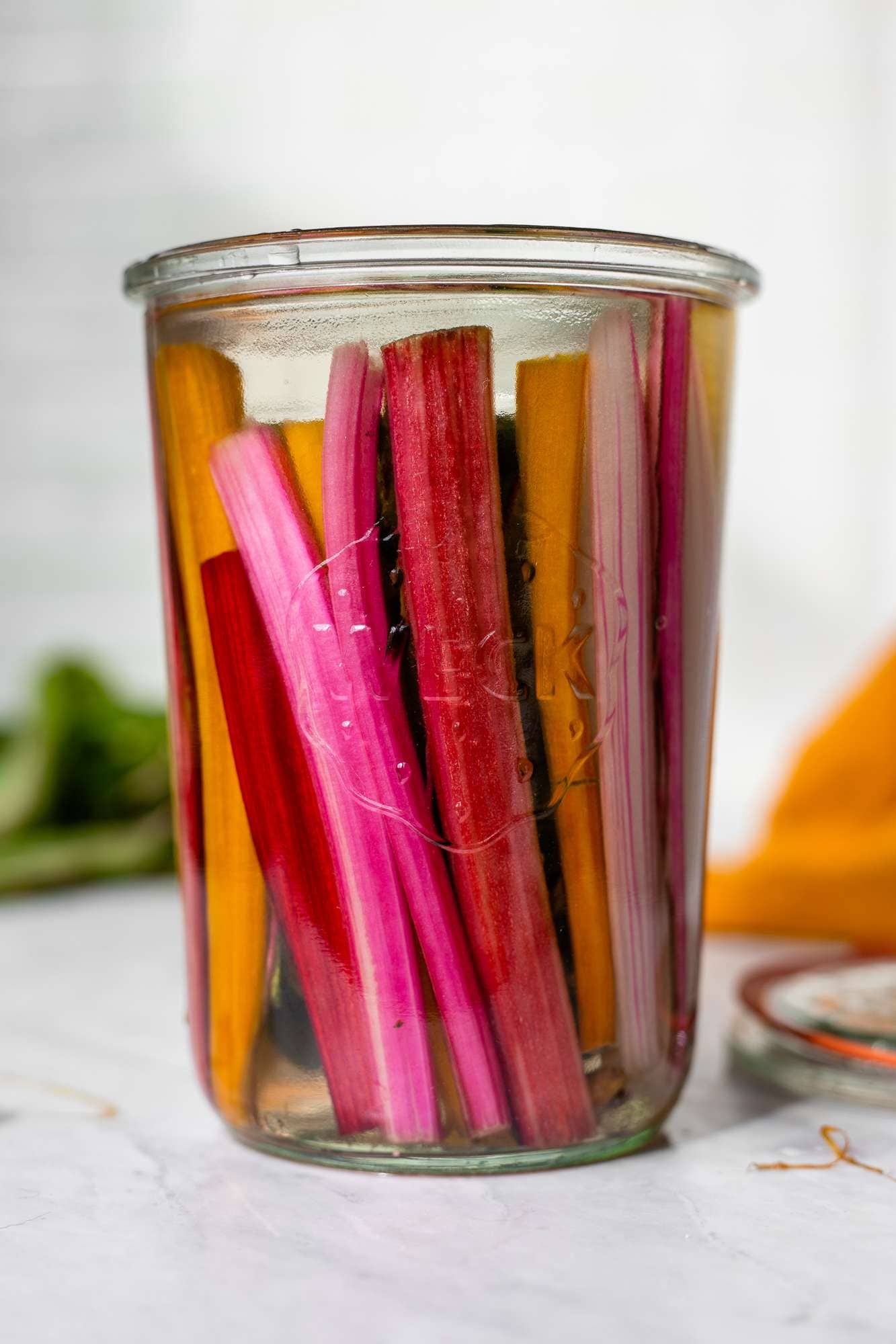 Naturally Fermented Swiss Chard Stems • Cultured Guru