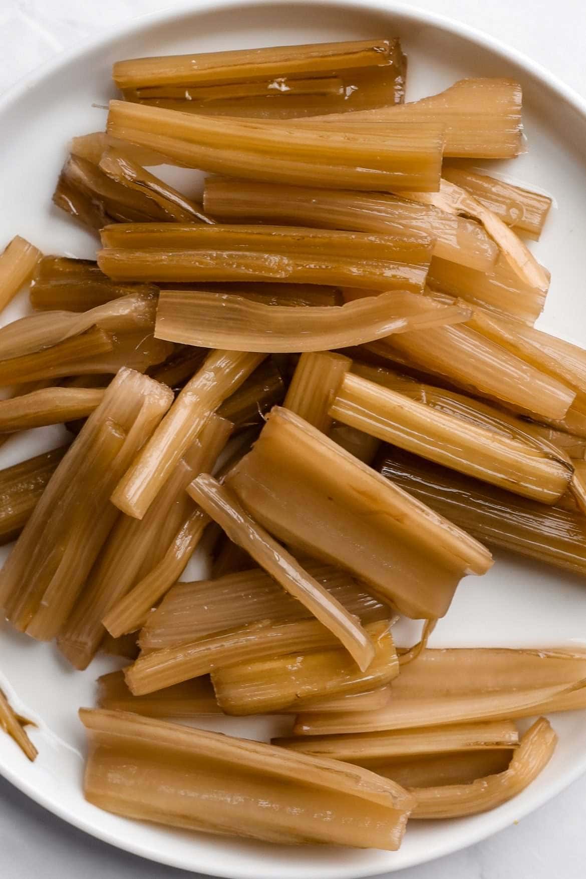 Naturally Fermented Swiss Chard Stems • Cultured Guru