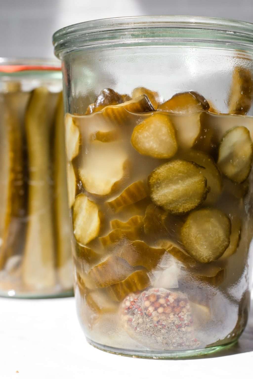 Fermented Cucumbers: Fermenting Sliced Cucumbers Two Ways