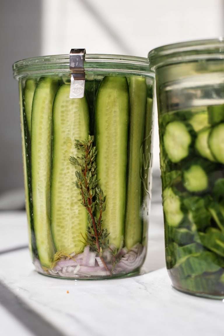 Fermented Cucumbers: Fermenting Sliced Cucumbers Two Ways