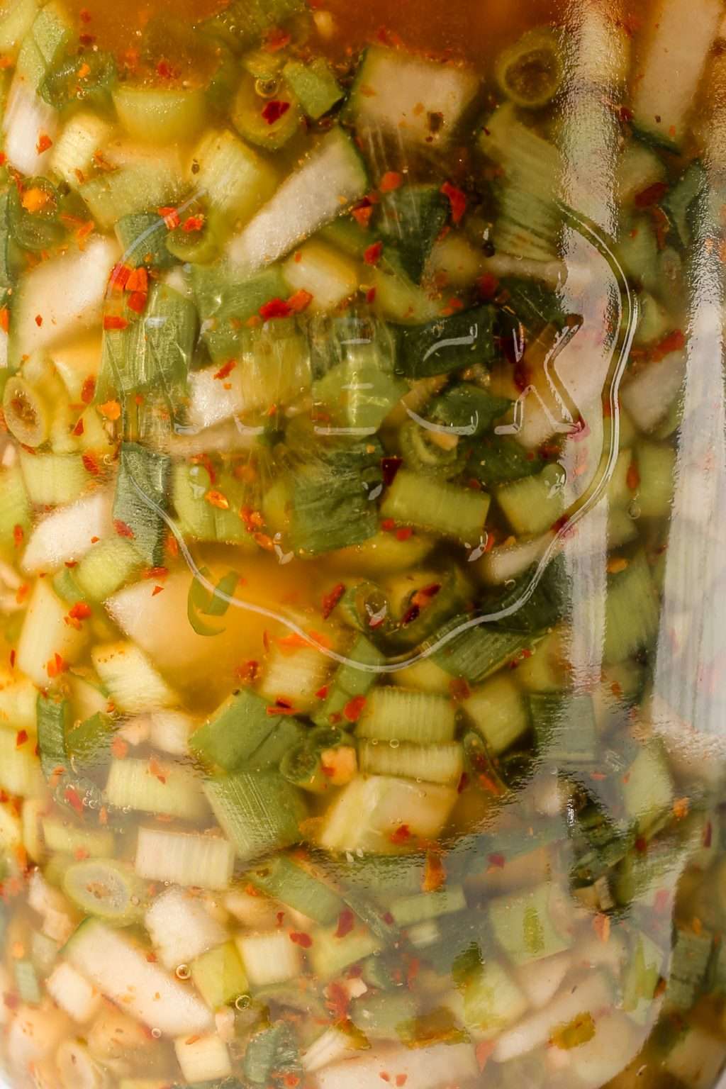 Green Onion Kimchi Inspired Fermented Relish • Cultured Guru