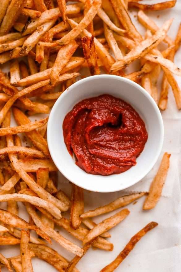 Fermented Lemon Pepper Fries Fried in Duck Fat