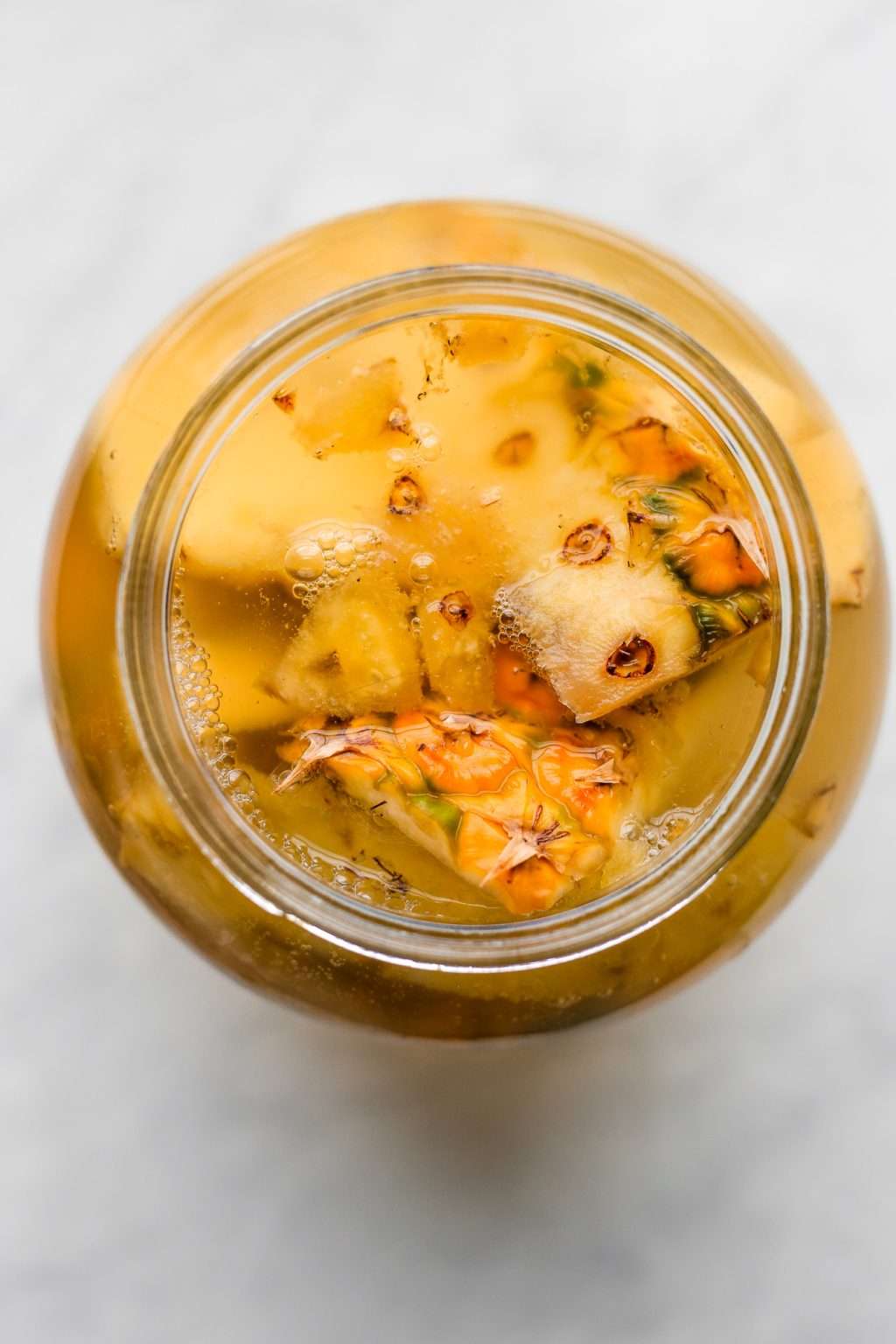 How to Make Pineapple Vinegar from Pineapple Scraps