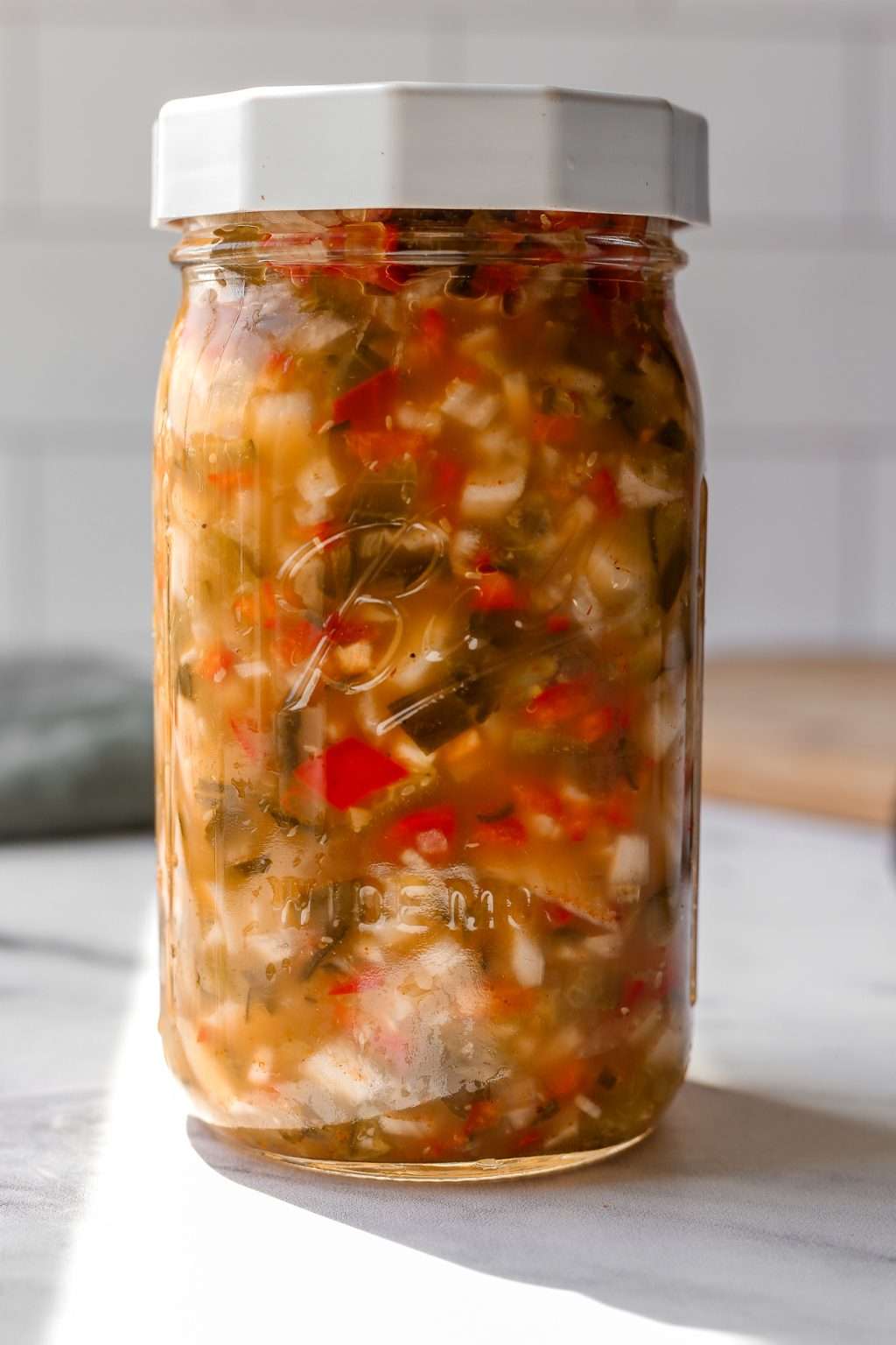 Fermented Pickle de Gallo (Mild or Spicy Pickle Salsa)