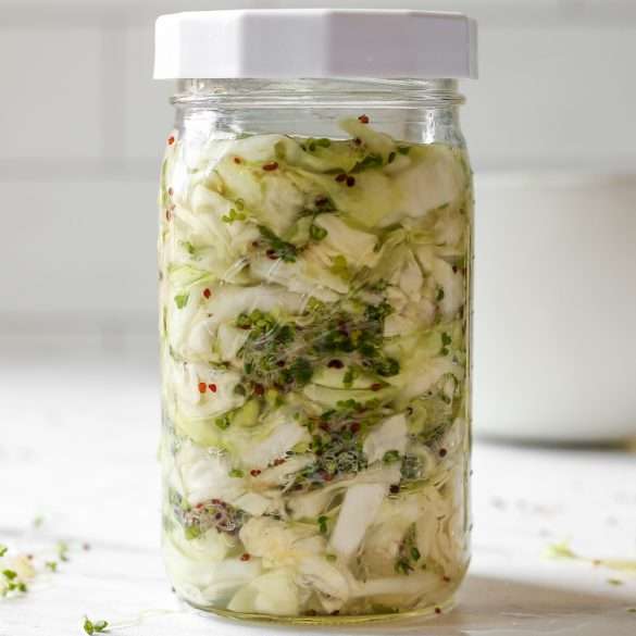 Fermented Broccoli Sprouts Sauerkraut • Cultured Guru