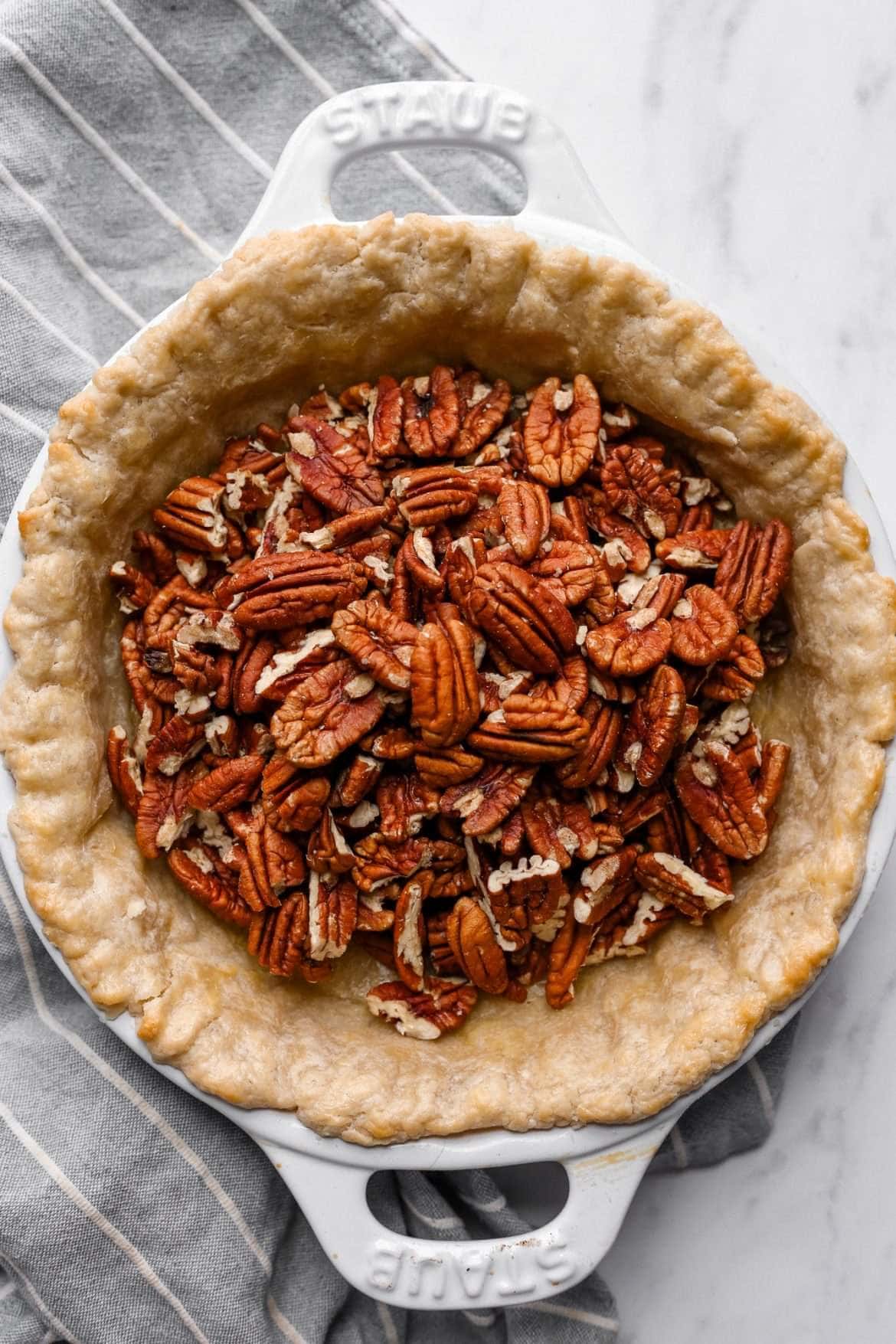 Brown Butter Chocolate Chip Pecan Pie No Corn Syrup