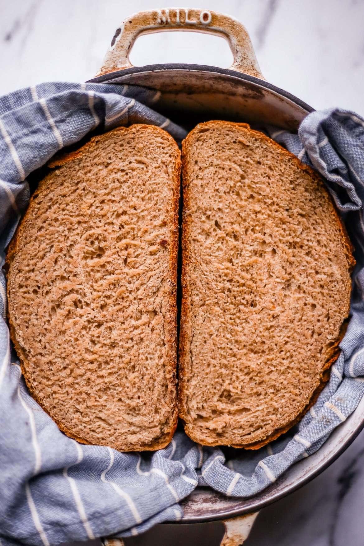 Whole Wheat Sourdough Bread Recipe Without Starter