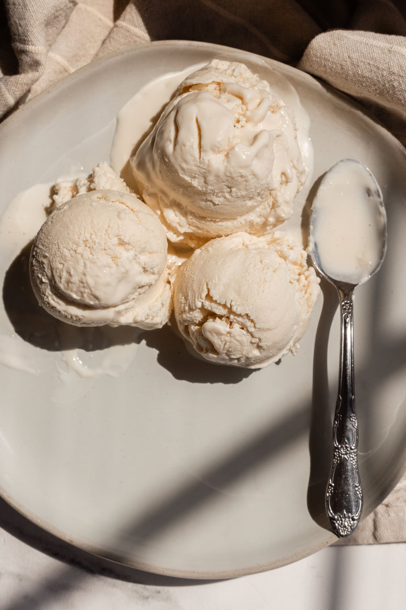 Cottage Cheese Ice Cream with Brown Butter and Vanilla