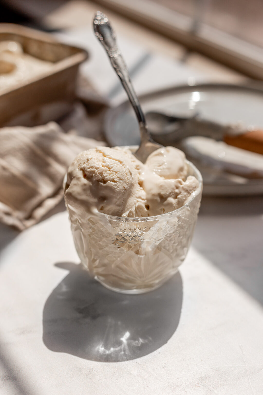 Cottage Cheese Ice Cream with Brown Butter and Vanilla