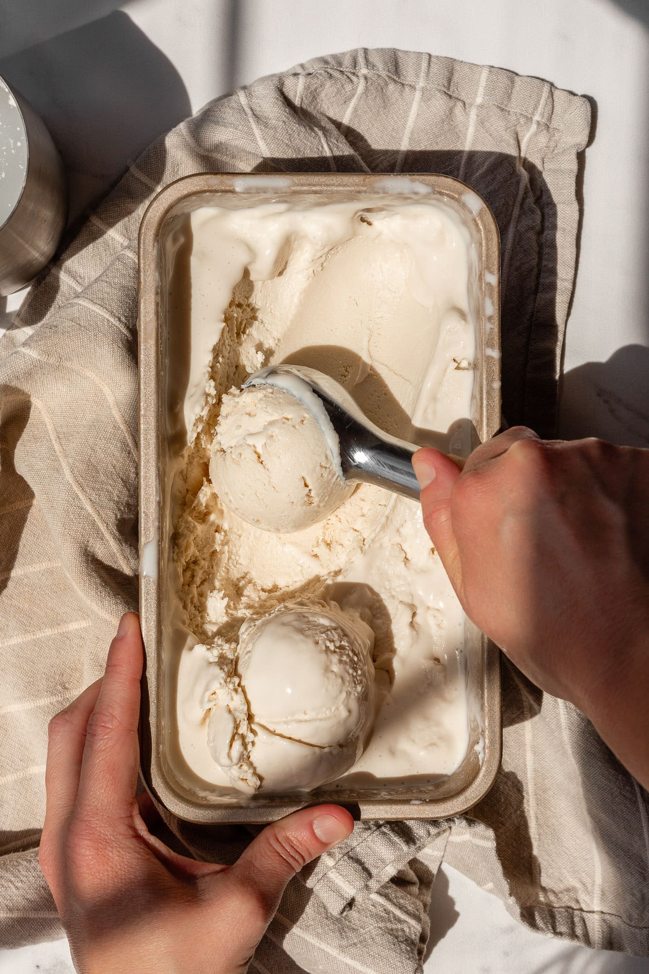 Cottage Cheese Ice Cream with Brown Butter and Vanilla