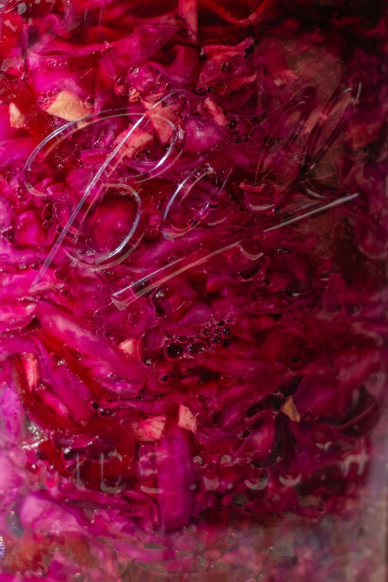 Fermented Beet and Red Cabbage Sauerkraut • Cultured Guru